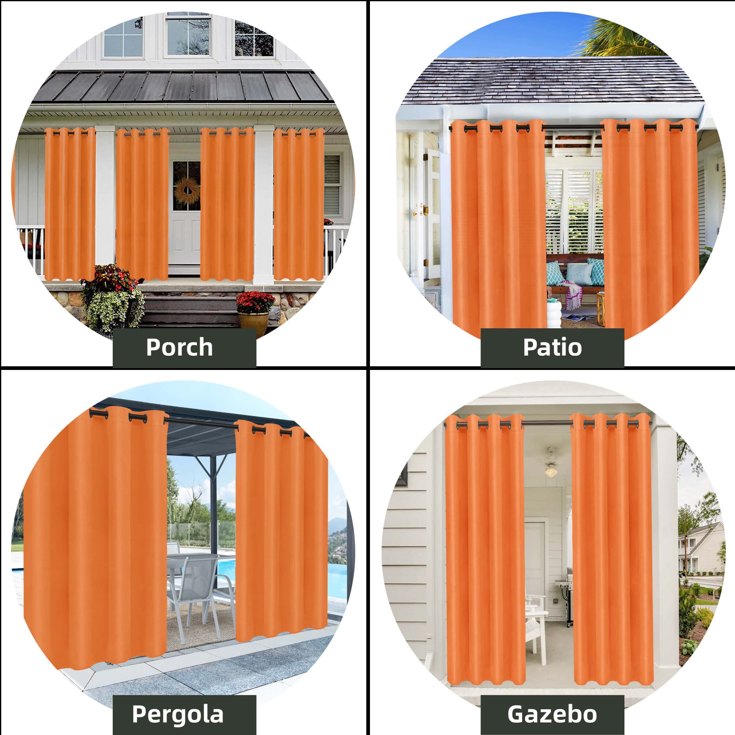 Snapklik.com : OutdoorLines Waterproof Indoor Outdoor Curtain For Patio ...