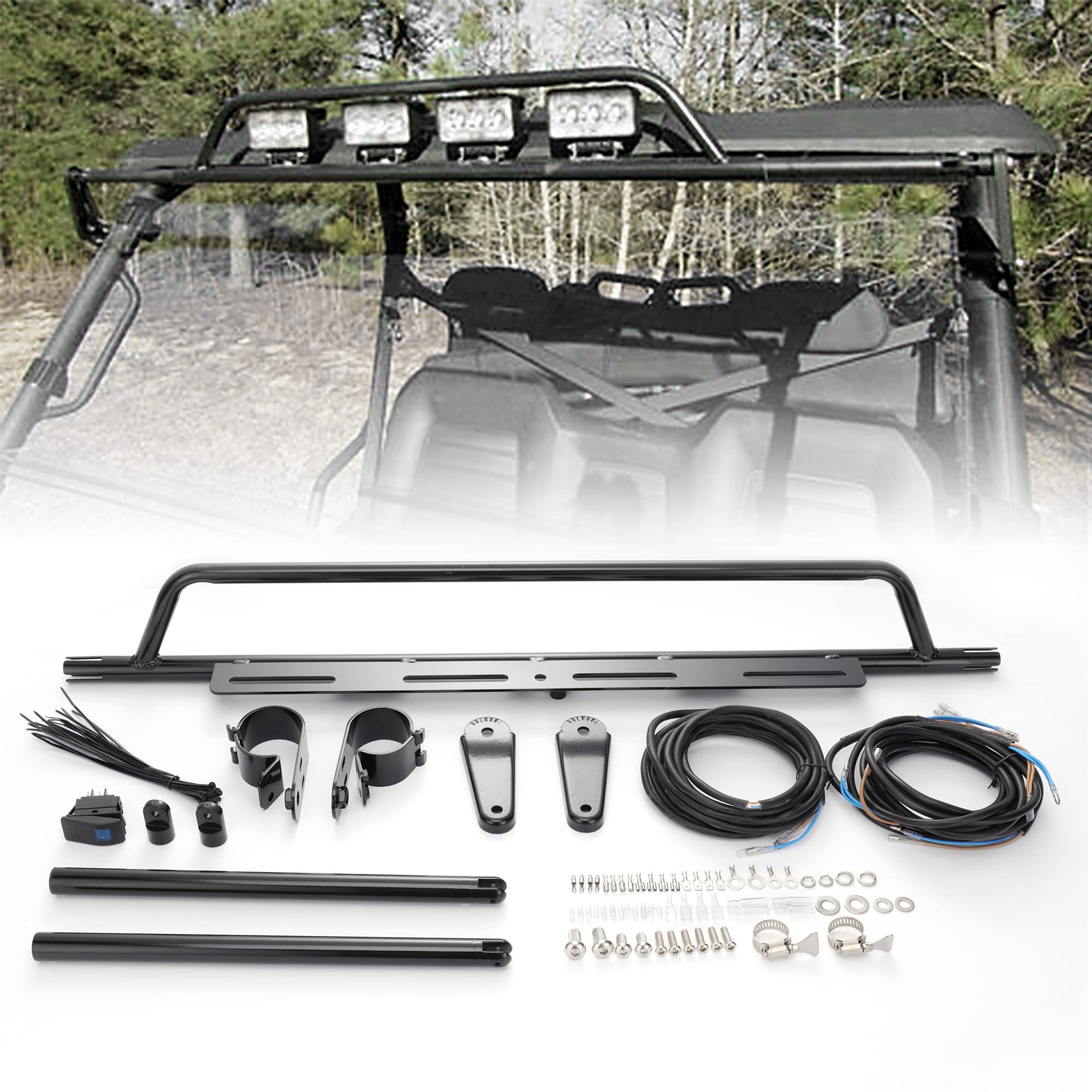 Amazon.com: MoKitDora Adjustable Light Bar Bracket Kit Universal 2" LED ...