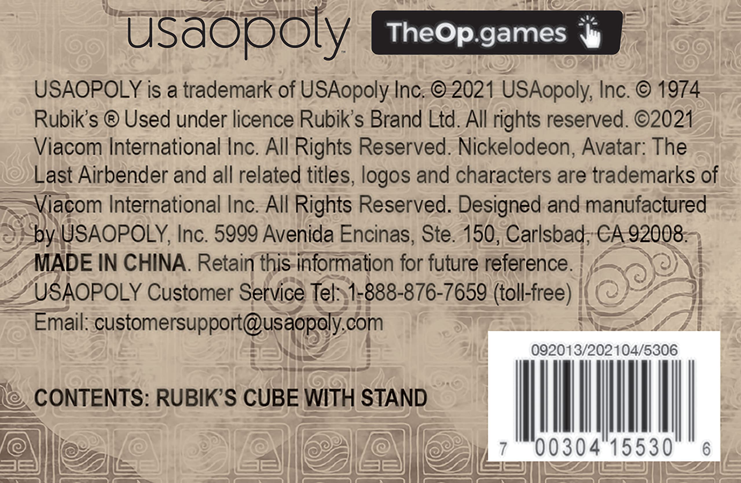 Avatar The Last Airbender Rubik's Cube | Collectible Puzzle Cube ...