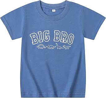 Amazon.com: Big Brother Shirt for Toddler Baby Boys Announcement T ...
