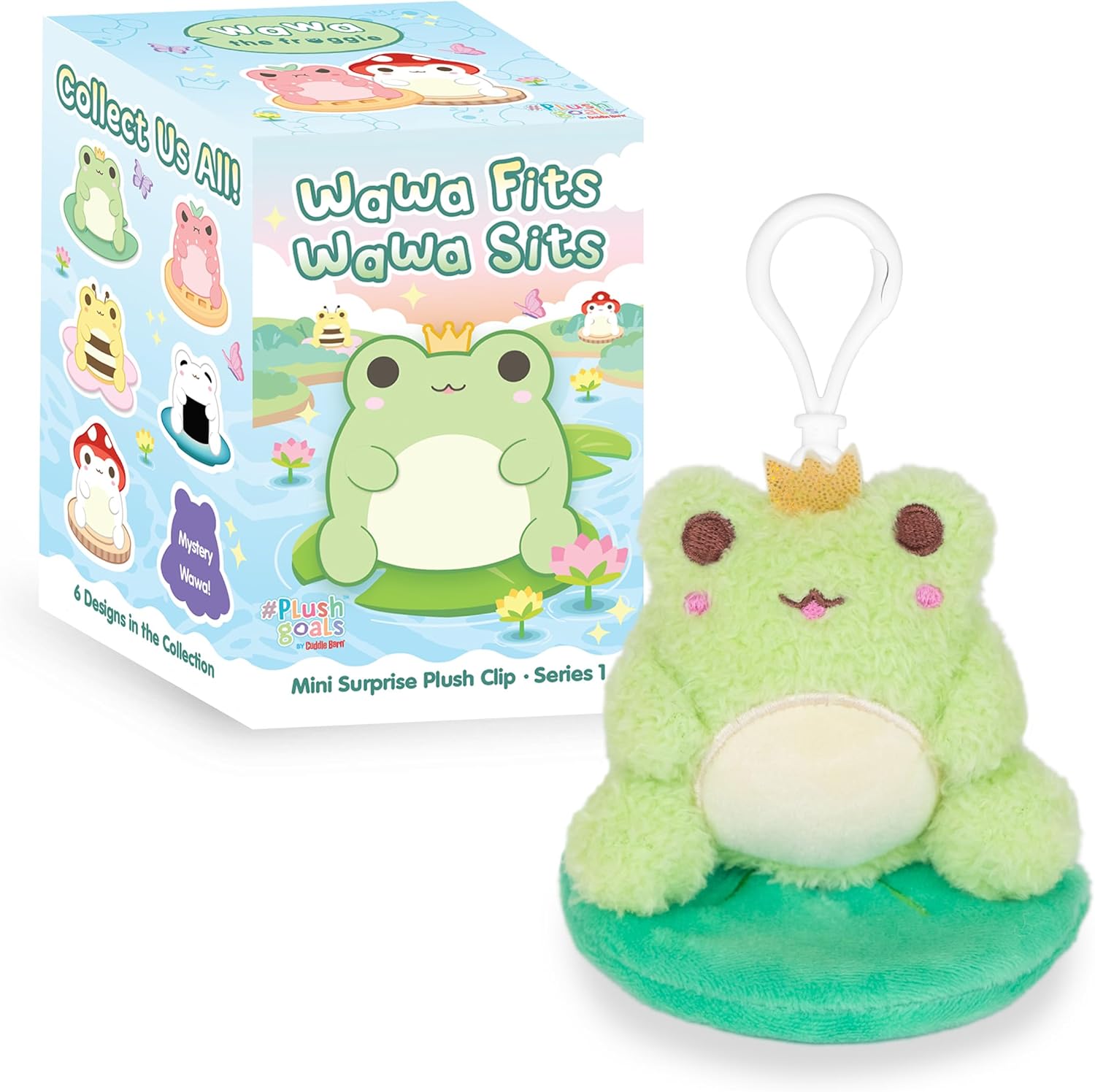 Amazon.com: Cuddle Barn PlushGoals - Wawa Fits Wawa Sits Blind Box ...