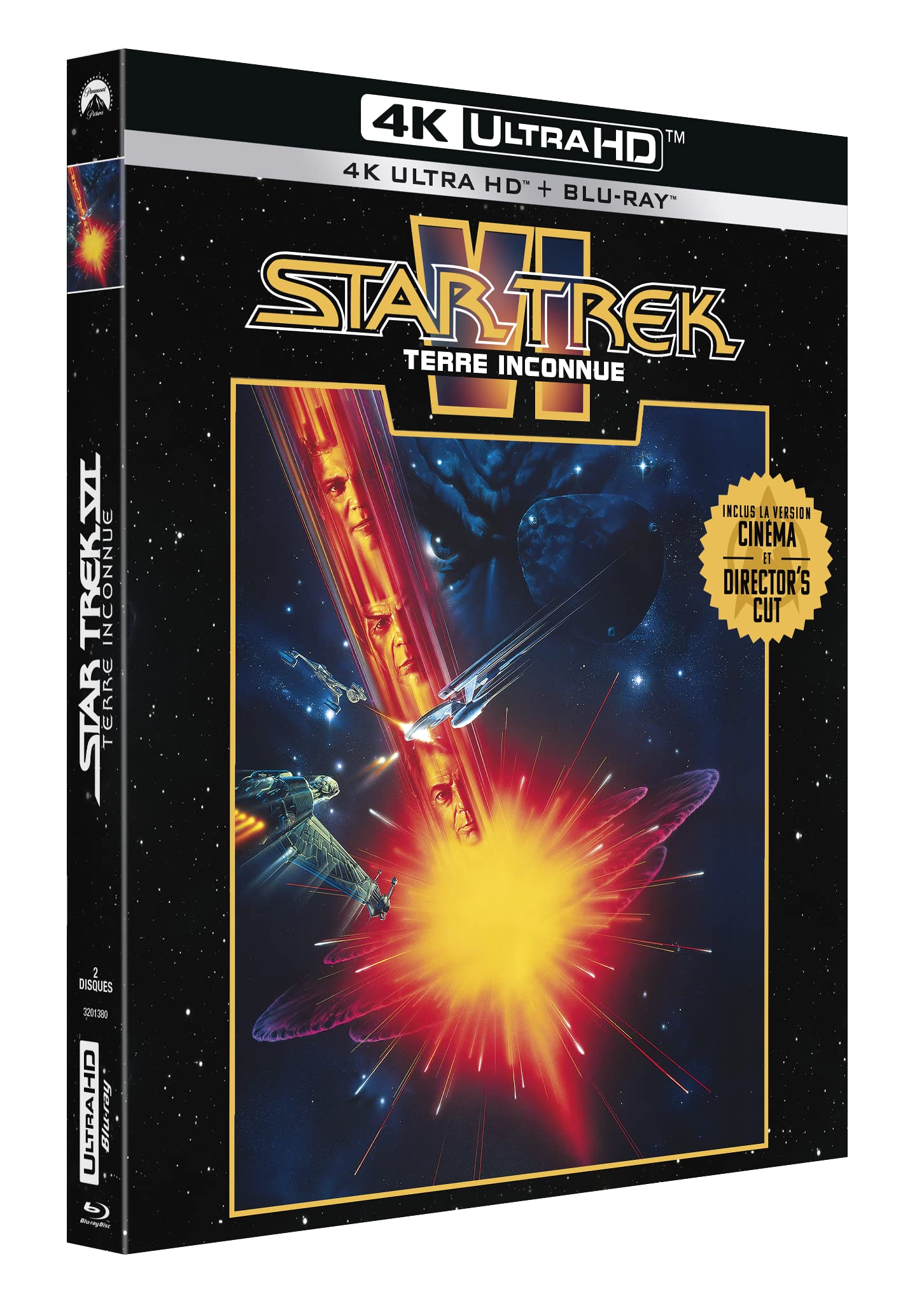 Star Trek VI : Terre inconnue [4K Ultra HD + Blu-Ray]: DVD et Blu-ray ...