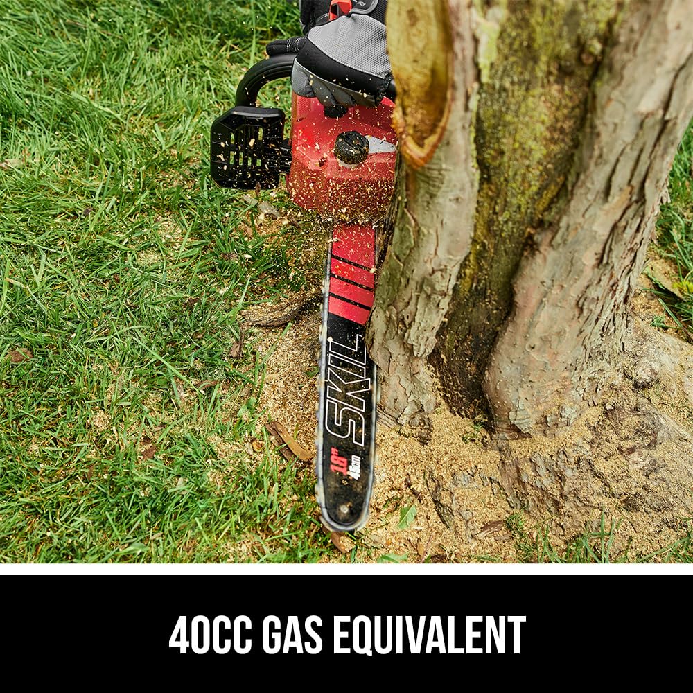 Snapklik.com : SKIL PWR CORE 40 Brushless 40V 18" Chainsaw Kit ...
