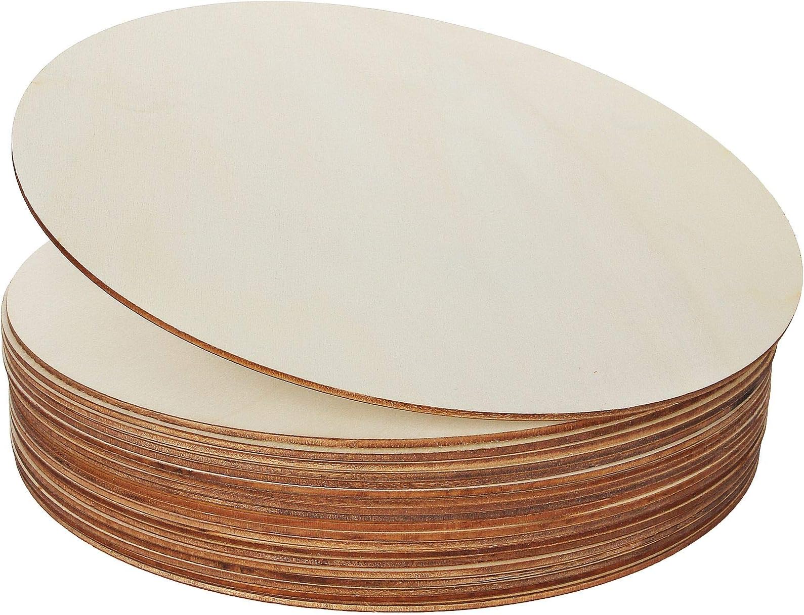 Amazon.com: HOZEON 30 PCS 10 Inch Wood Circles for Crafts, Round Wood ...