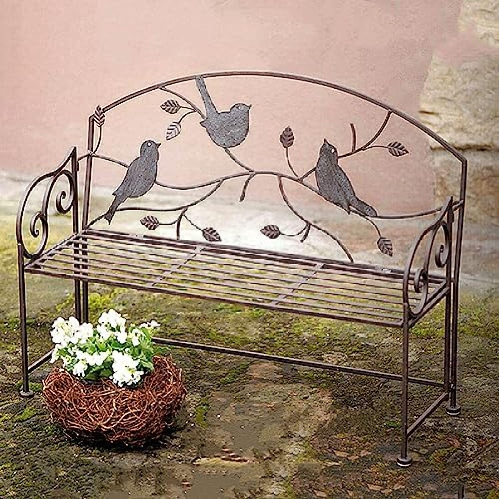Fireplace Wrought Iron Bench Vintage Ornate Cast Iron Park Bench Legs