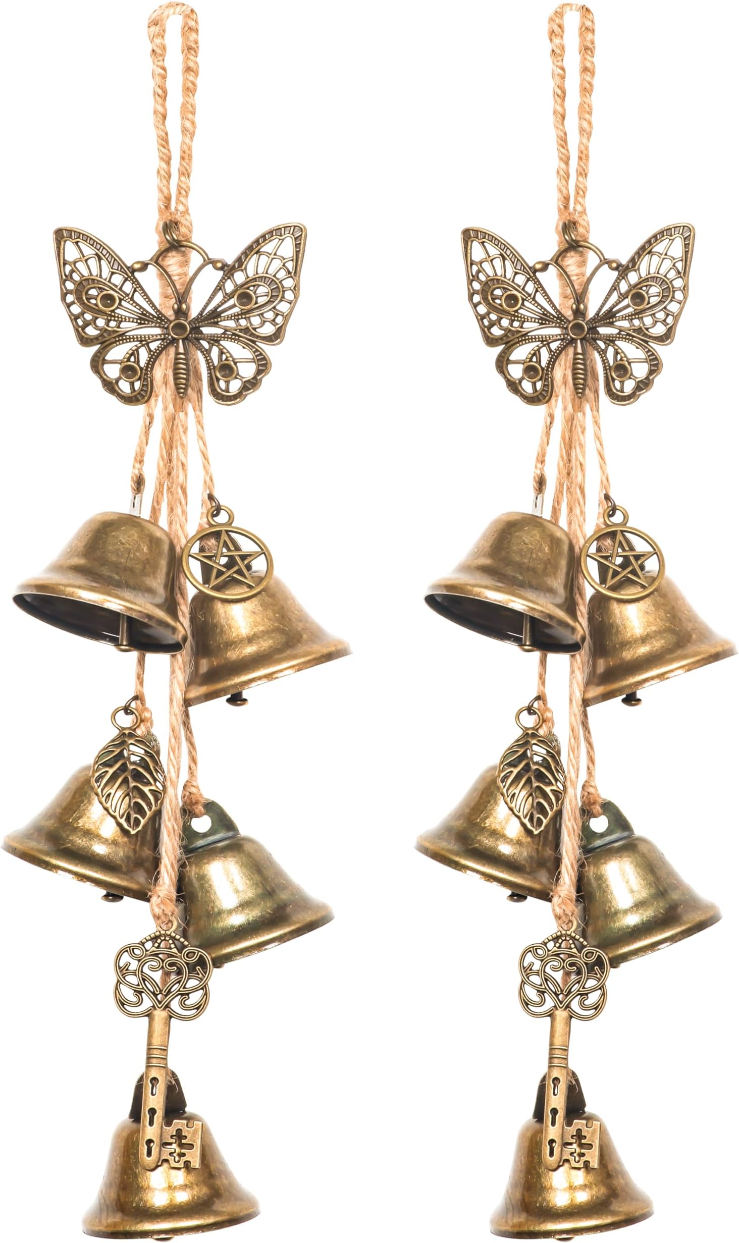 Amazon.com: Ausicfen 2 Pieces Witch Bells Protection for Door Knob ...