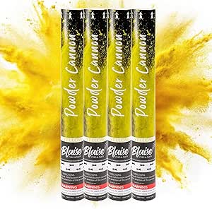Amazon.com: Blaise Pyro & Party - Yellow Powder Poppers - Water-Soluble ...