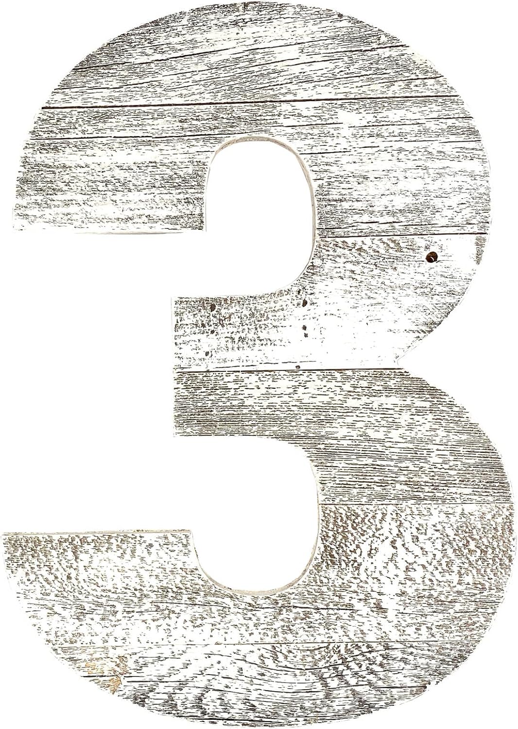 Amazon.com: BARNWOODUSA Distressed Rustic Barn Wood Number, Alphabet ...