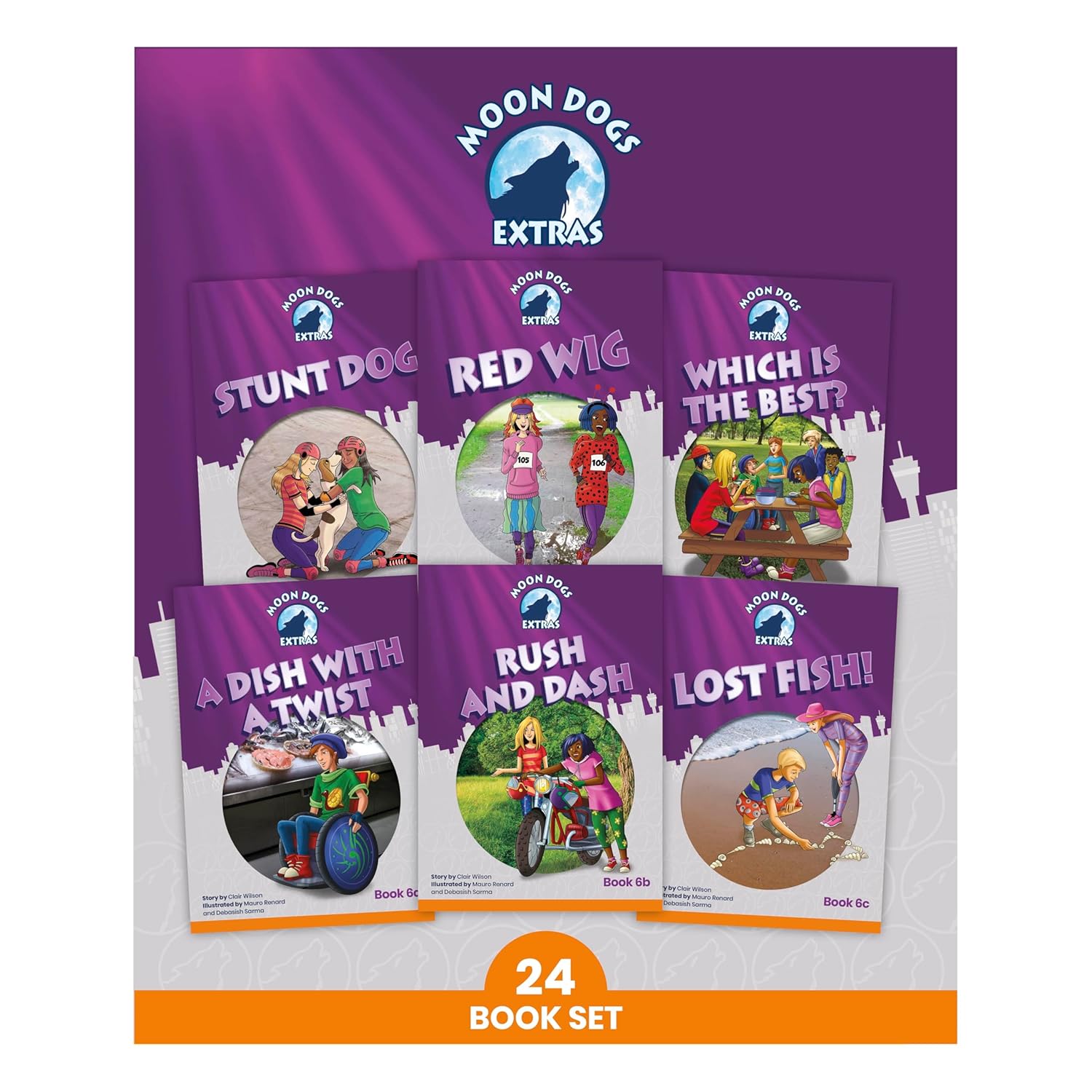 Phonic Books Moon Dogs Extras Set 2: Decodable Phonic Books for Older ...