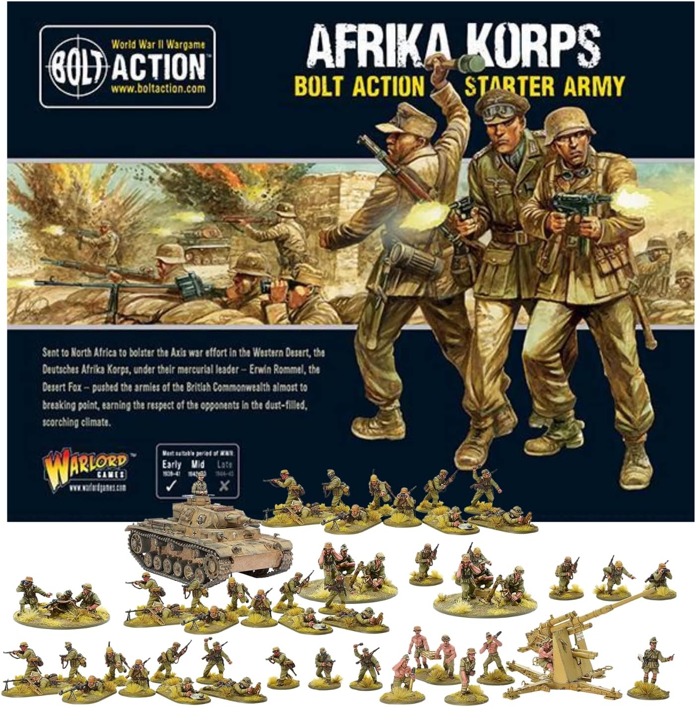 Amazon.com: Wargames Delivered - Warlord Games Bolt Action Miniatures ...