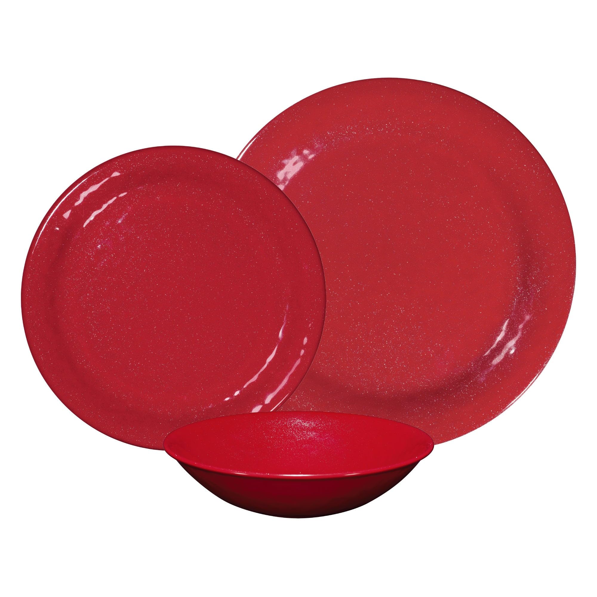 Snapklik.com : UPware 12-Piece Melamine Dinnerware Set, Includes Dinner ...