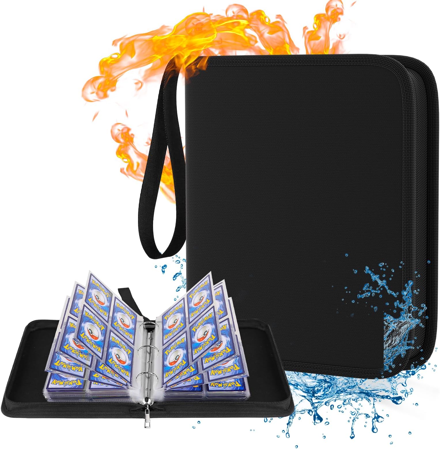 Amazon.com: Card Binder for Trading Cards | 9 Pocket with 50 Sleeves up ...