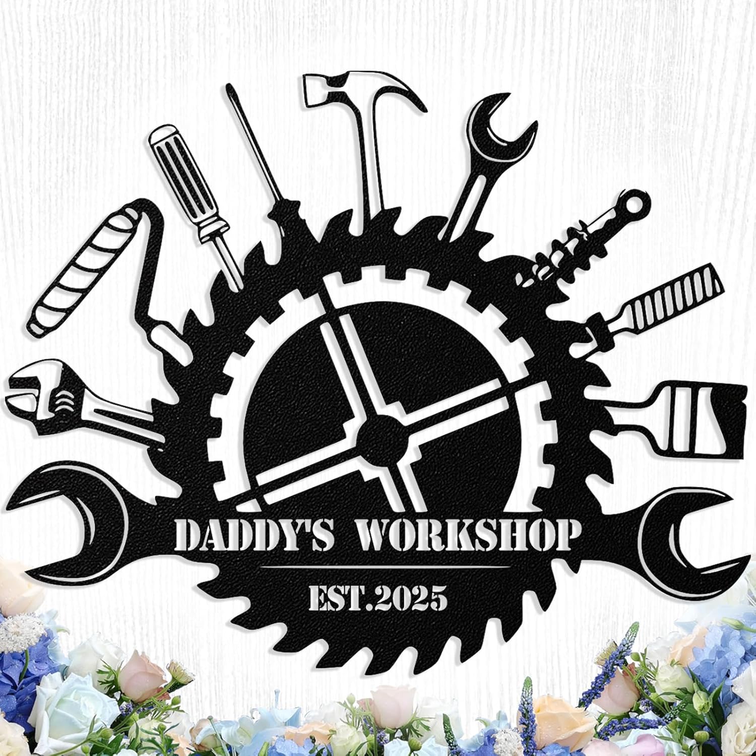 Amazon.com: Personalized Workshop Sign Metal, Custom Garage Sign, Metal ...