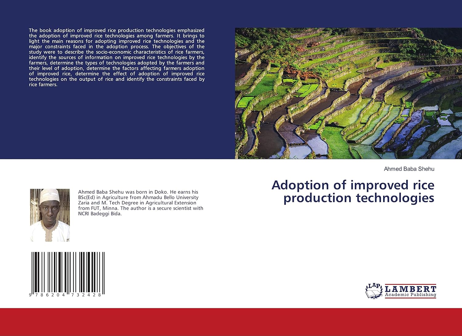 Adoption of improved rice production technologies: Shehu, Ahmed Baba ...