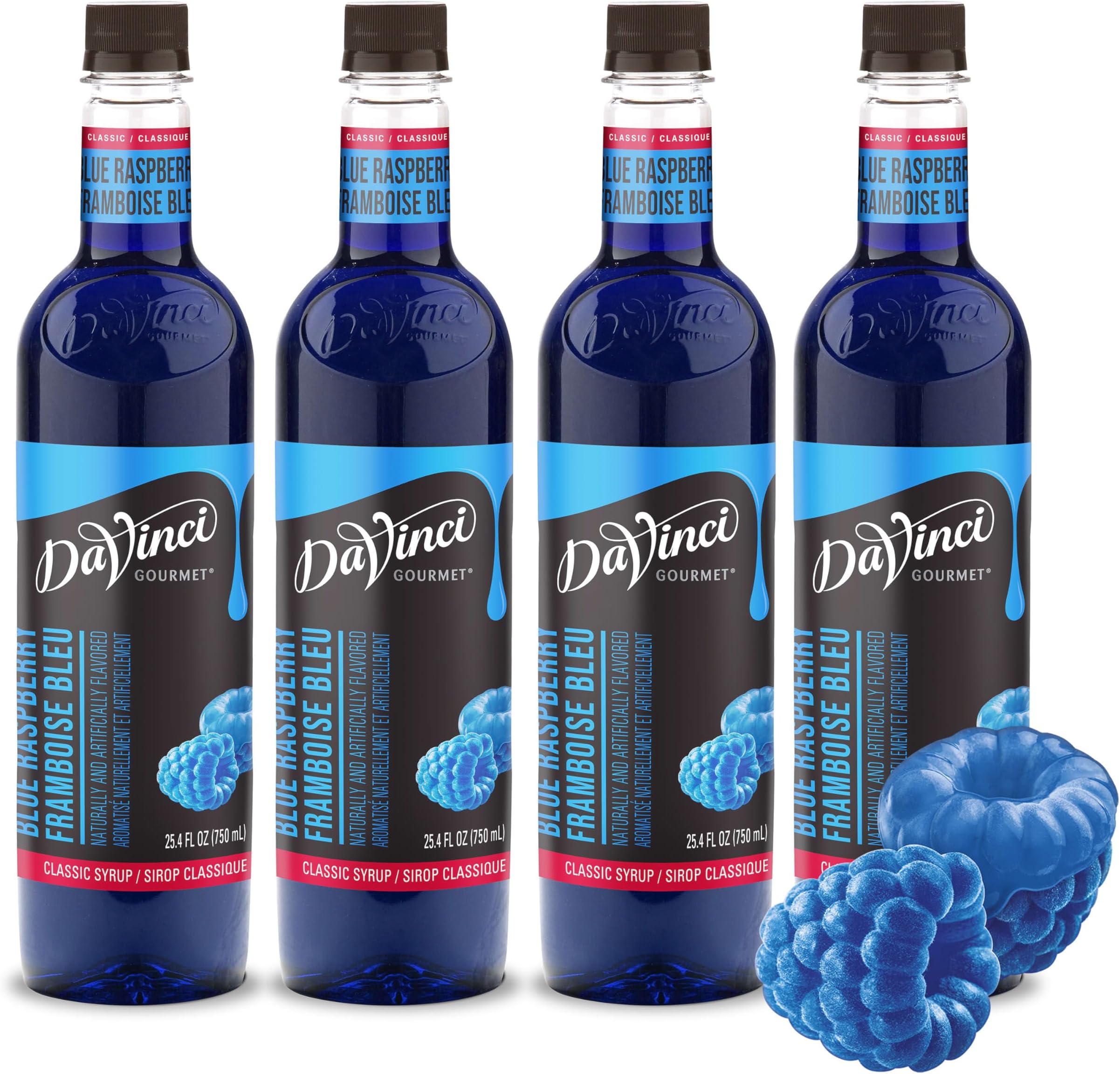 Amazon.com: DaVinci Gourmet Classic Blue Raspberry, 25.4 Fluid Ounces ...