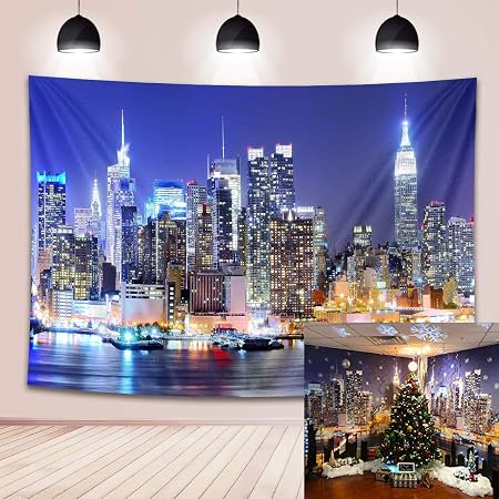 Amazon.com : NYC Time Square Buildings Photo Backdrops Taxi New York ...