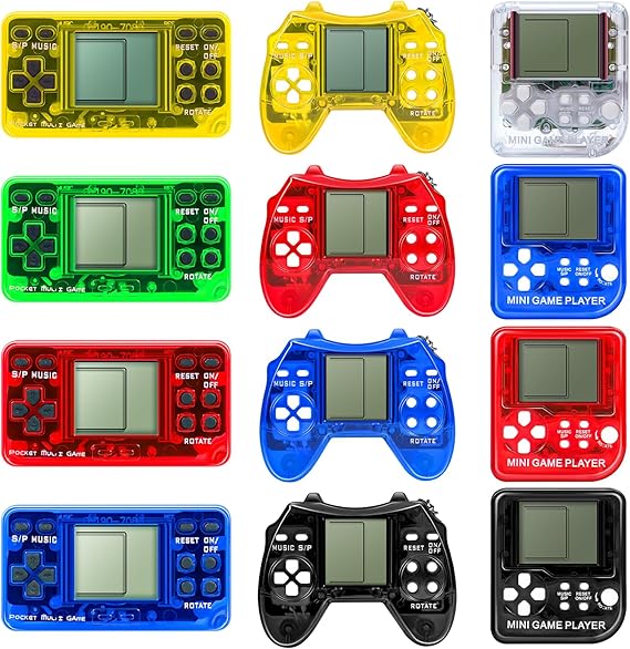 Amazon.com: SSRMX 12Pcs Video Game Party Favors for Kids, Arcade Video ...