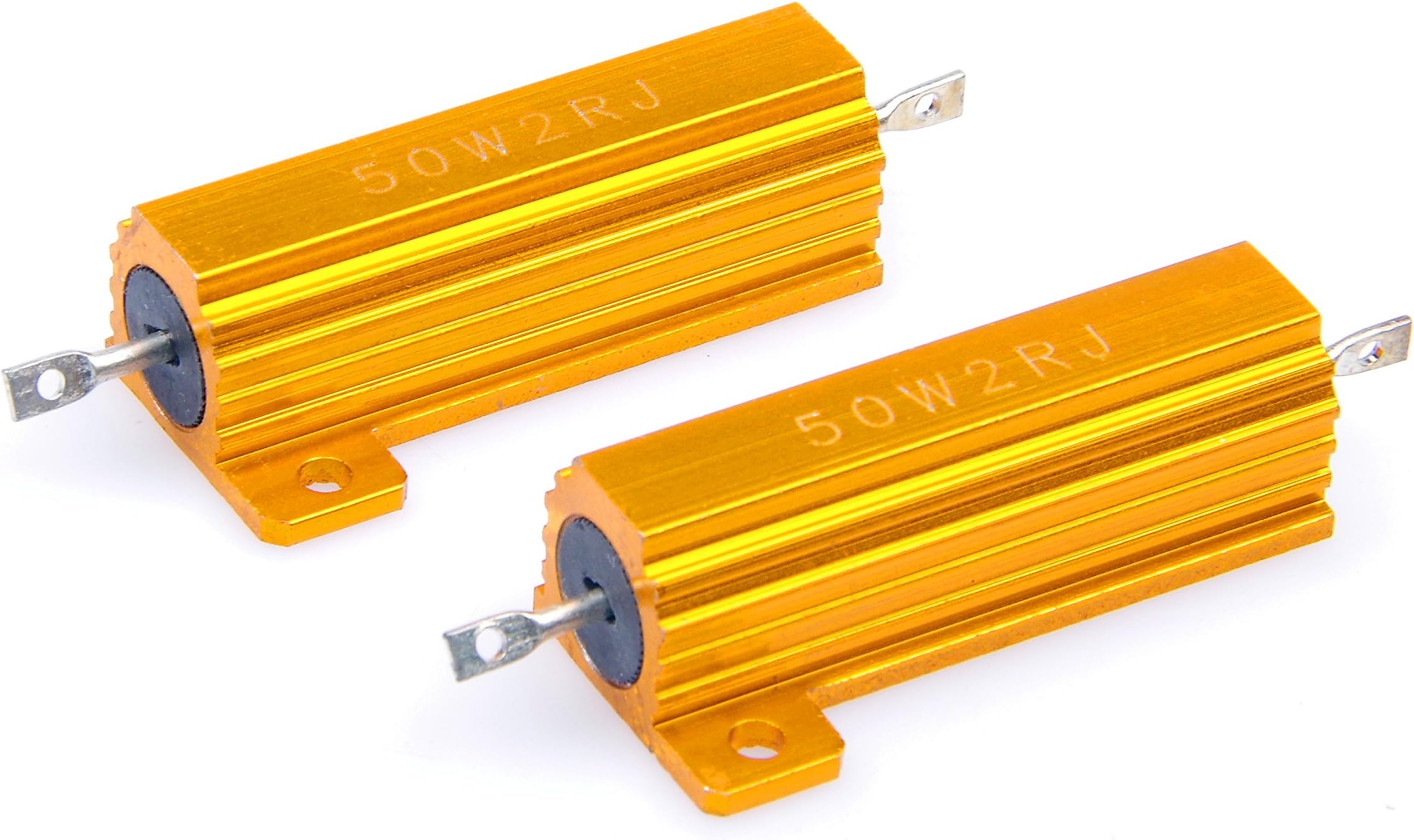 Amazon.com: LM YN 50 Watt 2 Ohm 5% Wirewound Resistor Electronic ...
