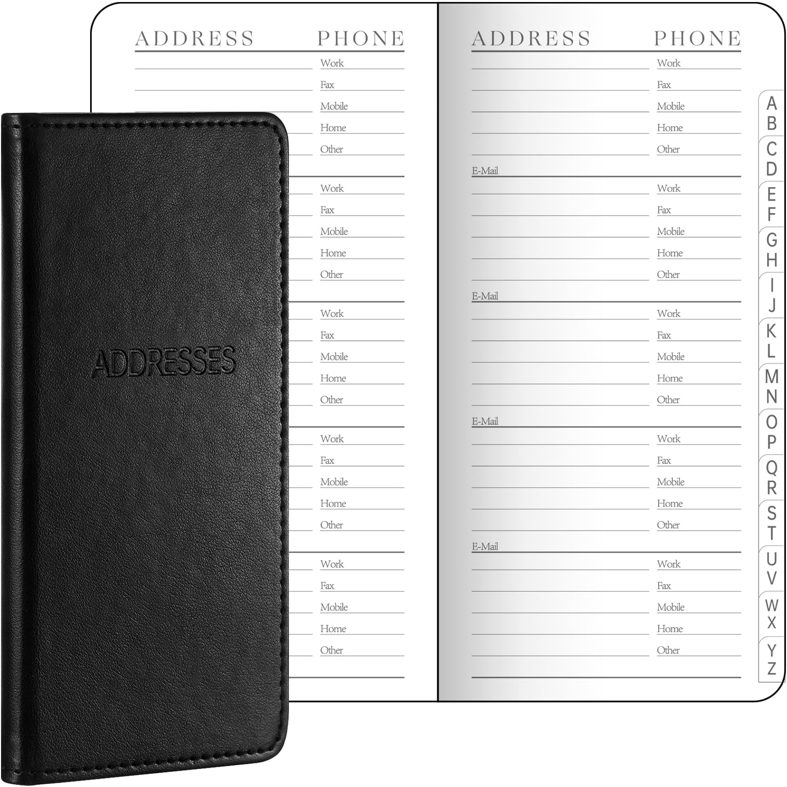 Amazon.com : AT-A-GLANCE Telephone & Address Book, 600+ Entries, 4" x 6 ...
