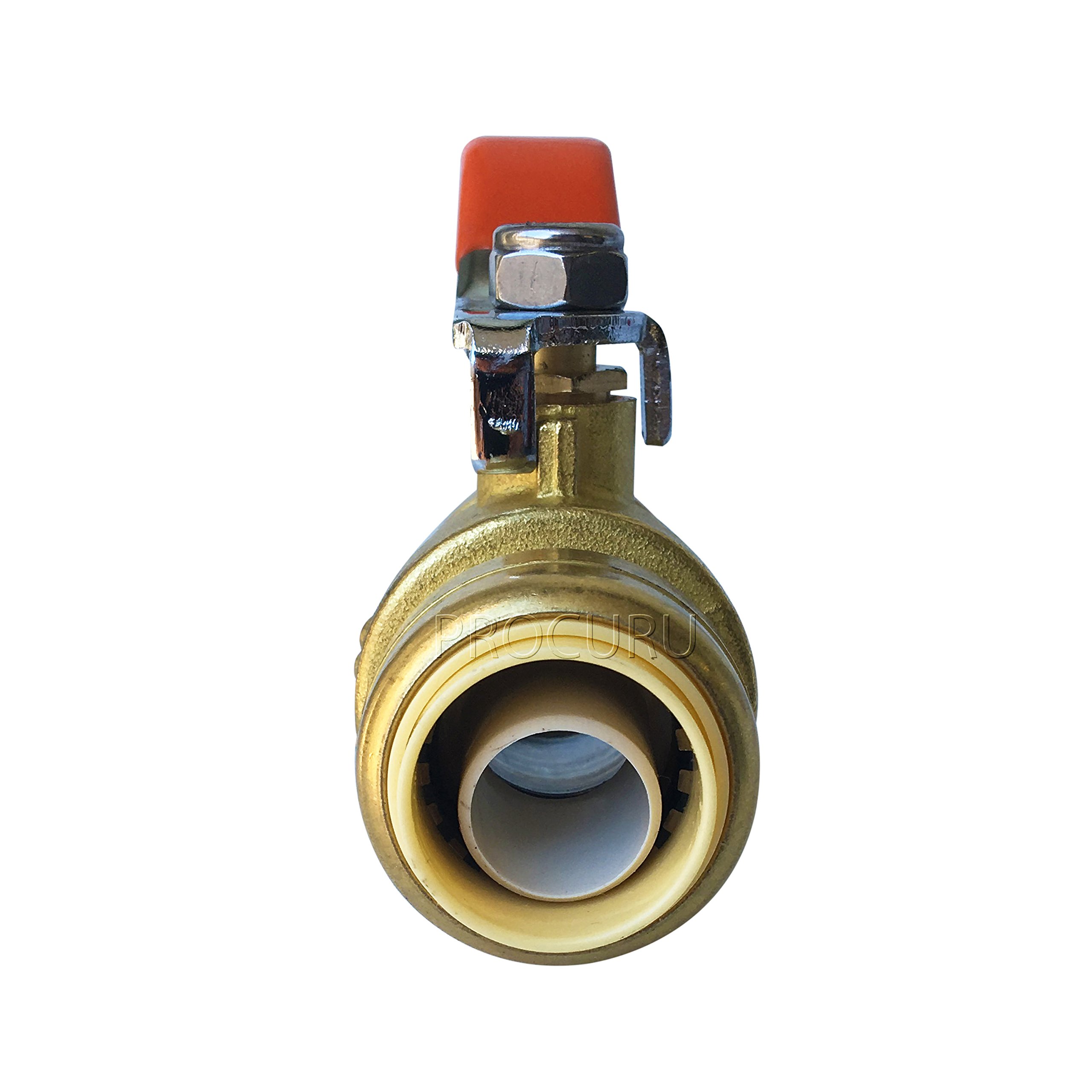 Snapklik.com : PROCURU 4-Pack 3/4-Inch PushFit Forged Brass Ball Valve ...