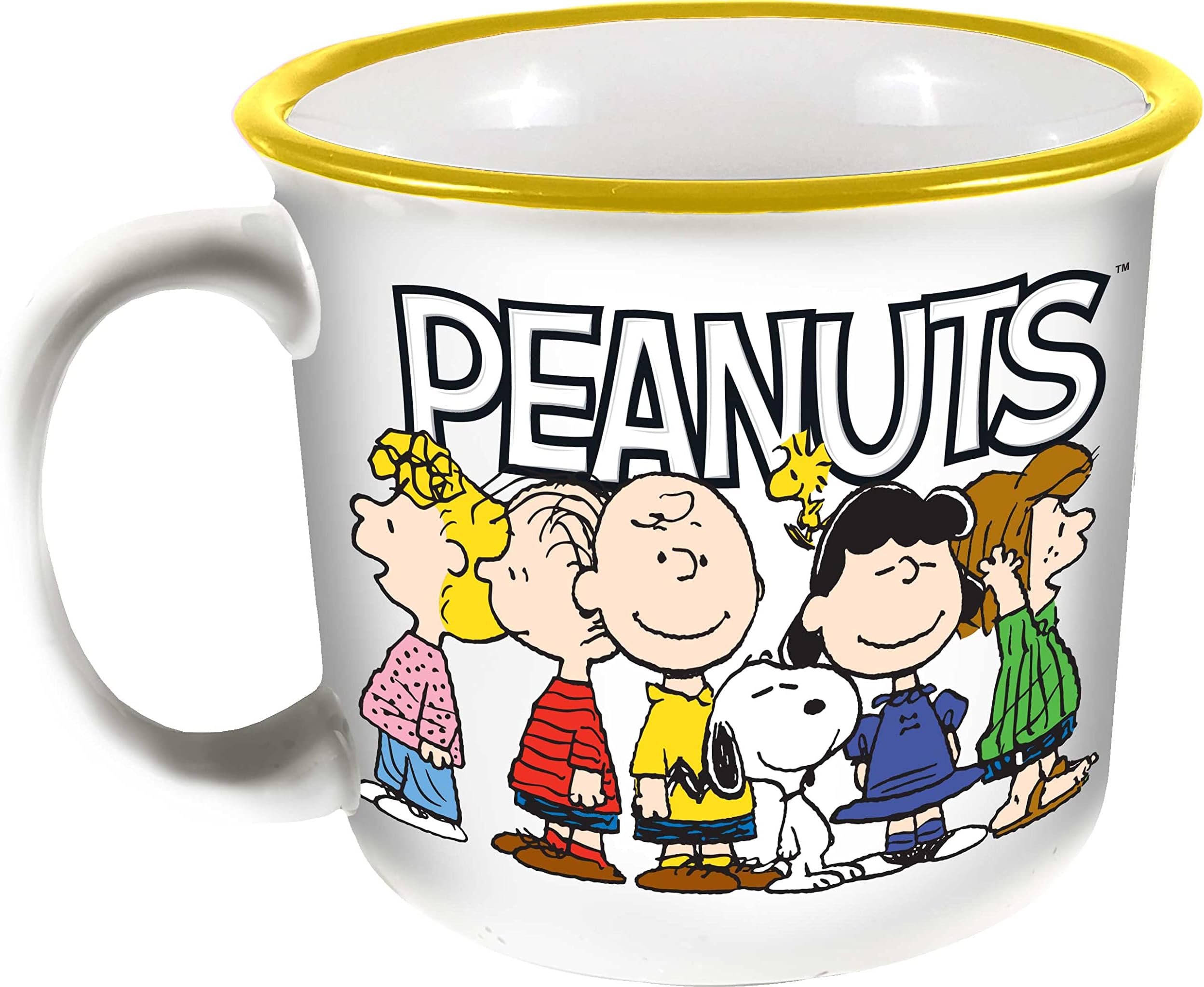 Amazon.com: Department 56 Peanuts Anniversary Charlie Mug : D56 Peanuts ...
