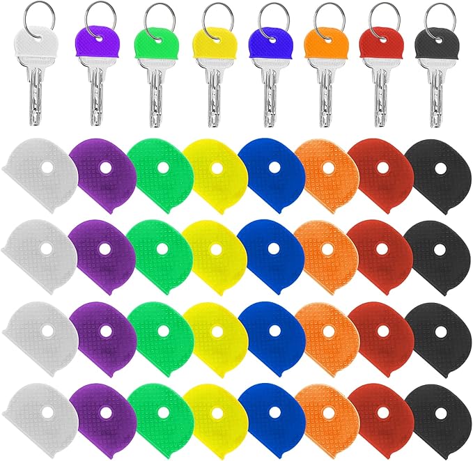 Amazon.com: Lusofie 40Pcs Key Caps Covers Coloured Key Covers ...
