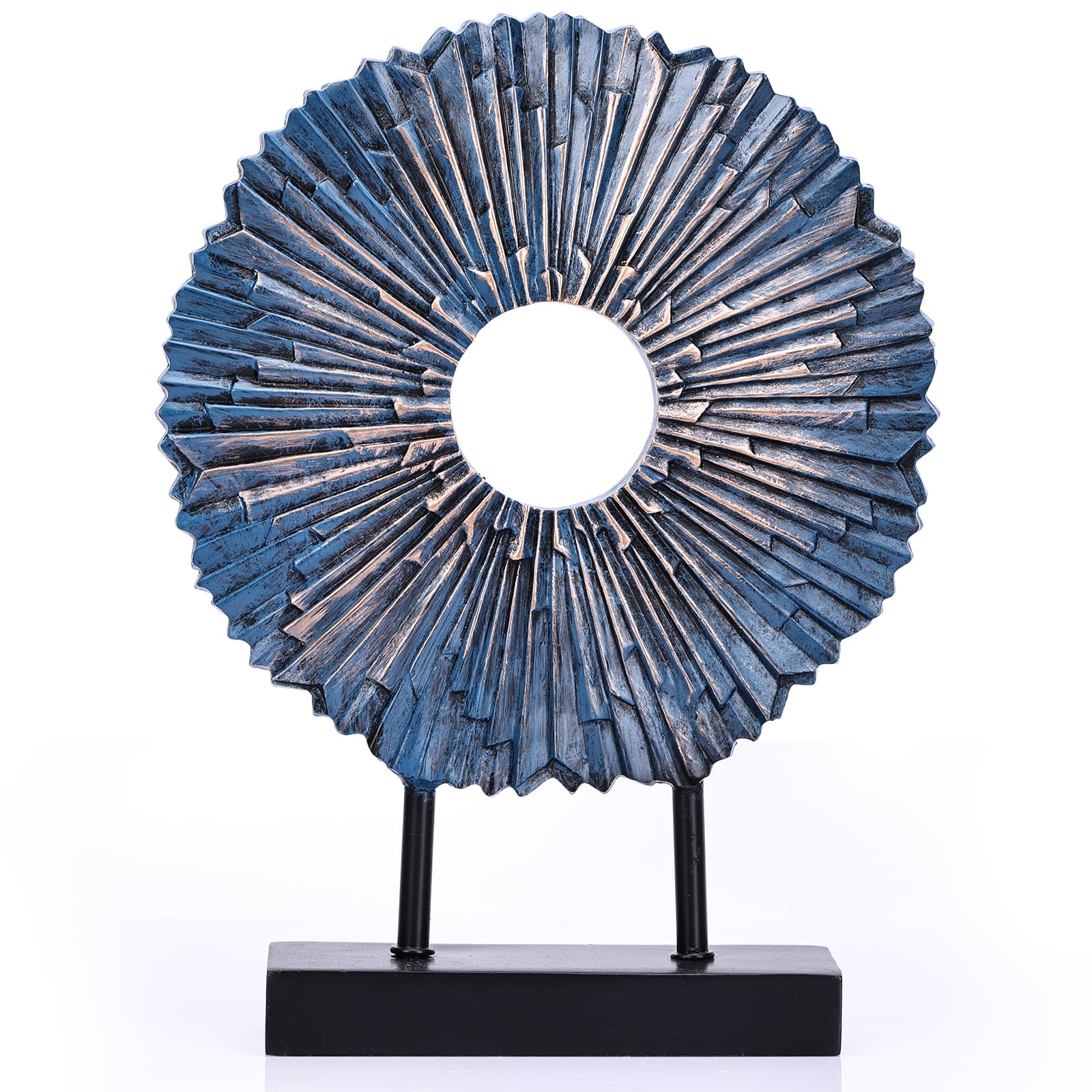 Amazon.com: 12" H Abstract Sculpture Above Cabinet Decor Kitchen, Round ...