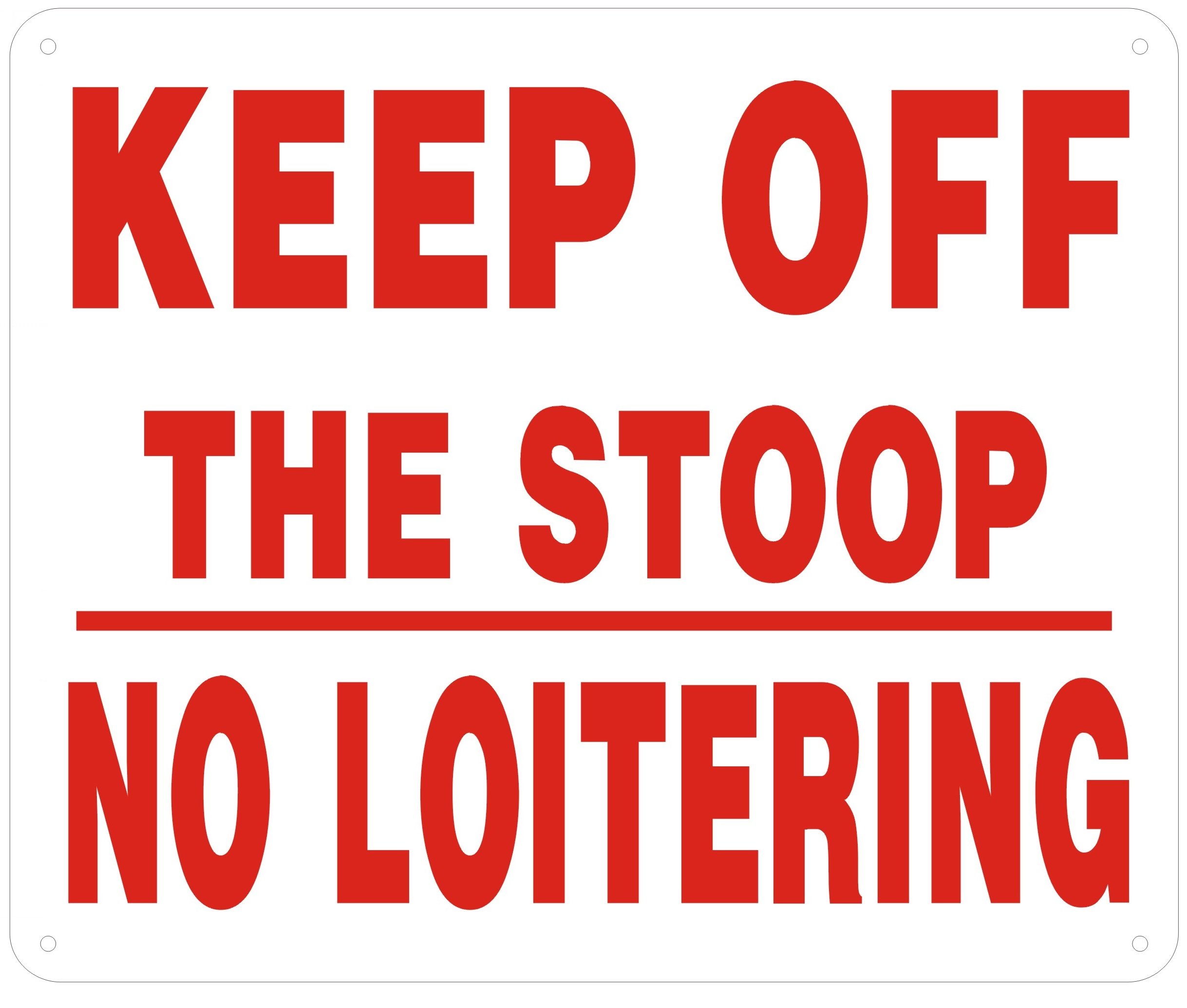 No Loitering Signs Printable Attention No Loitering On This Property