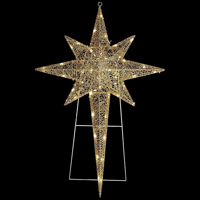 Amazon.com: Northlight LED Lighted Star of Bethlehem Outdoor Christmas ...