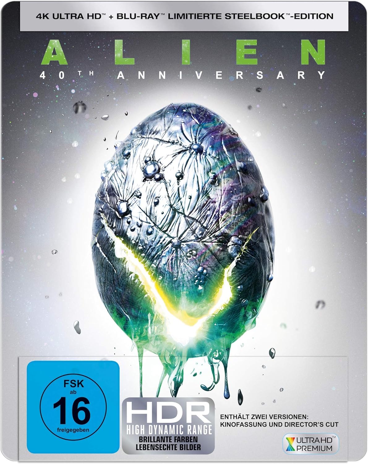Amazon: Alien - 40th Anniversary - 4K UHD Steelbook - Limited Edition ...
