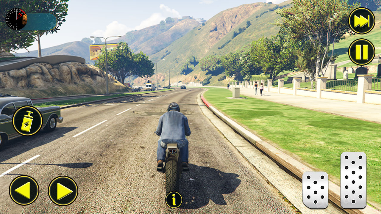 Open World Bike Racing Mafia City Simulator: Highway Dirt Bike Racing ...