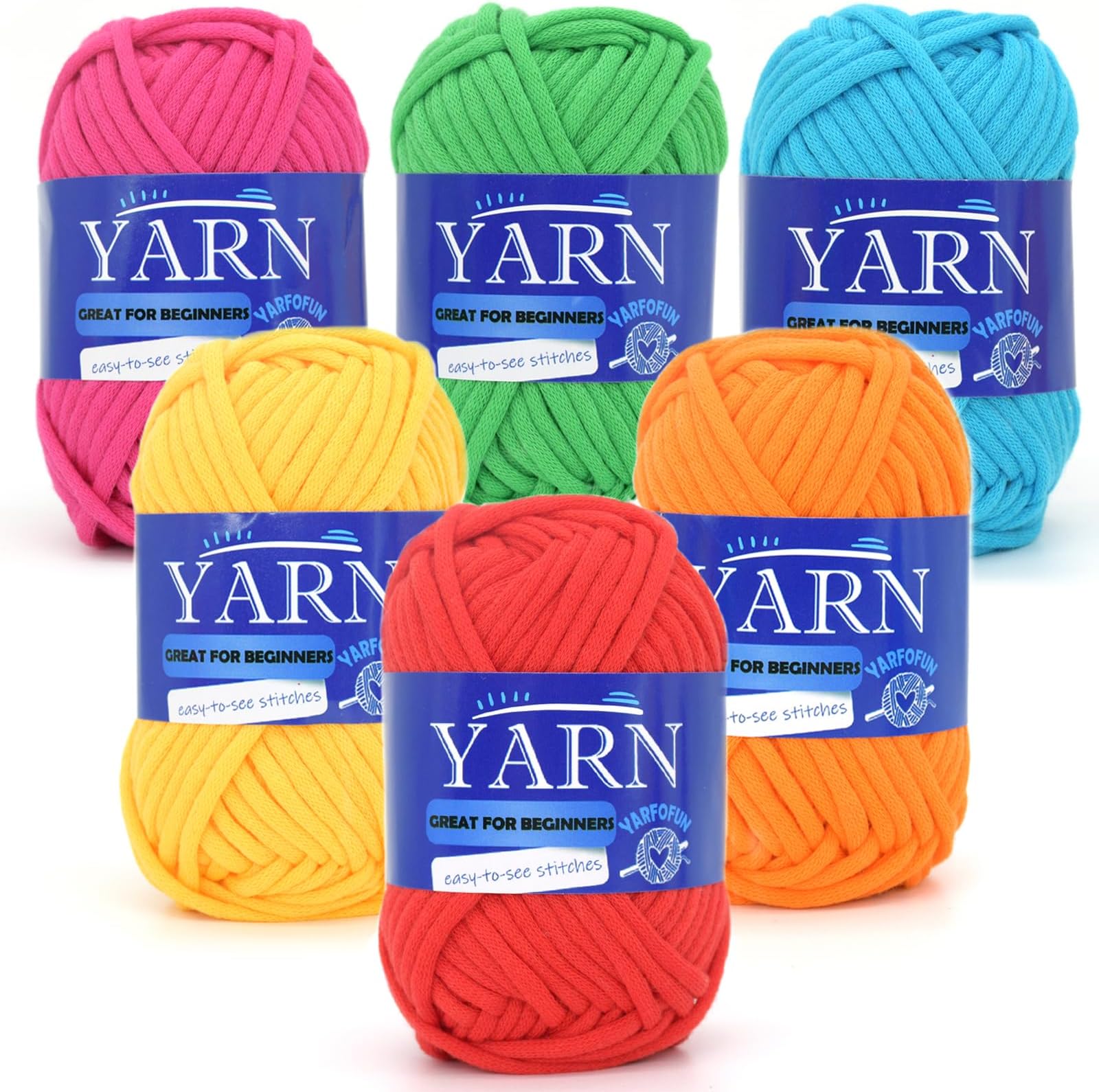 Amazon.com: Beginner Yarn for Crocheting - Easy Yarn for Beginners