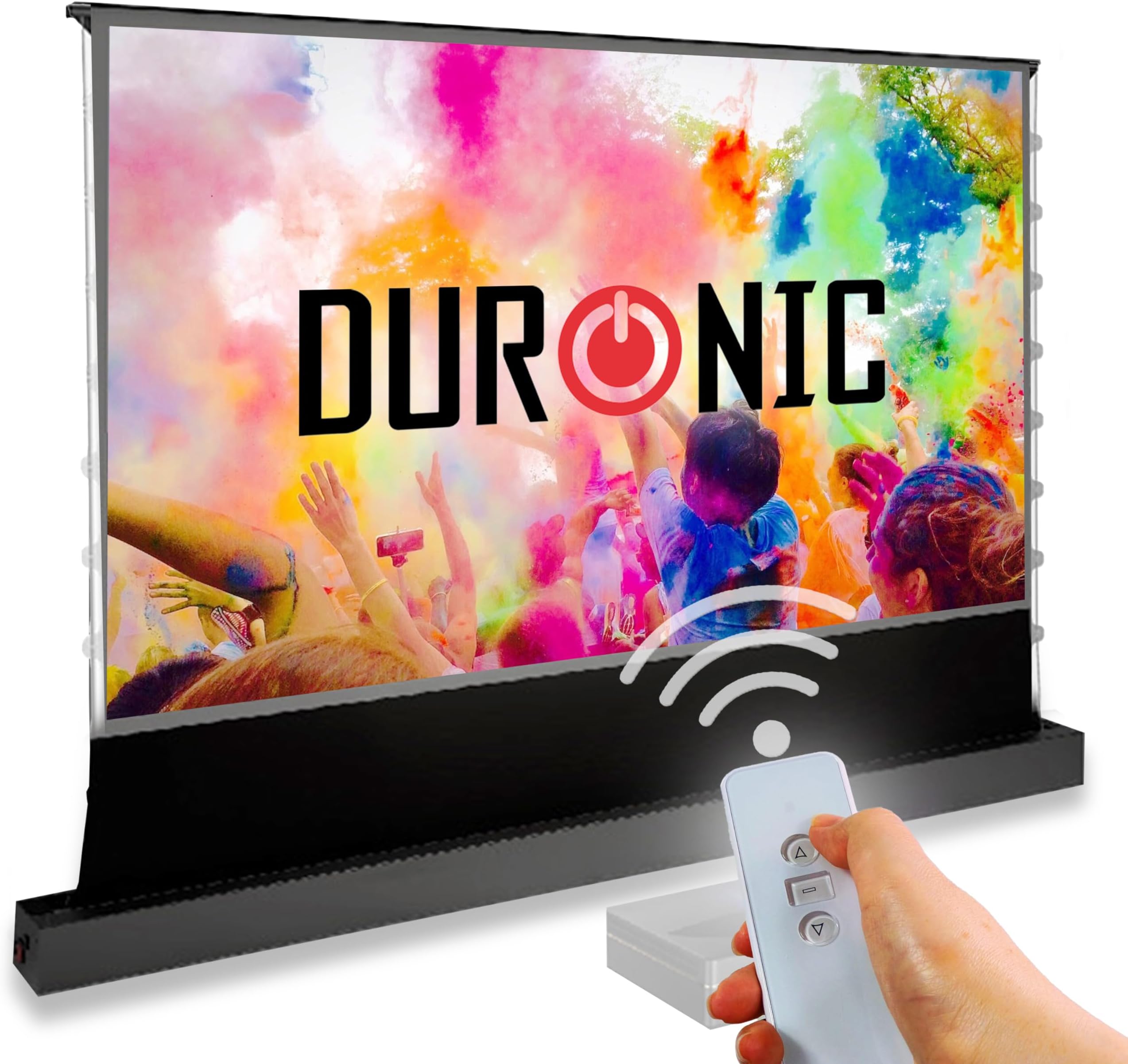 Duronic Electric 120” Ambient Light Rejecting (ALR) Floor Projector ...