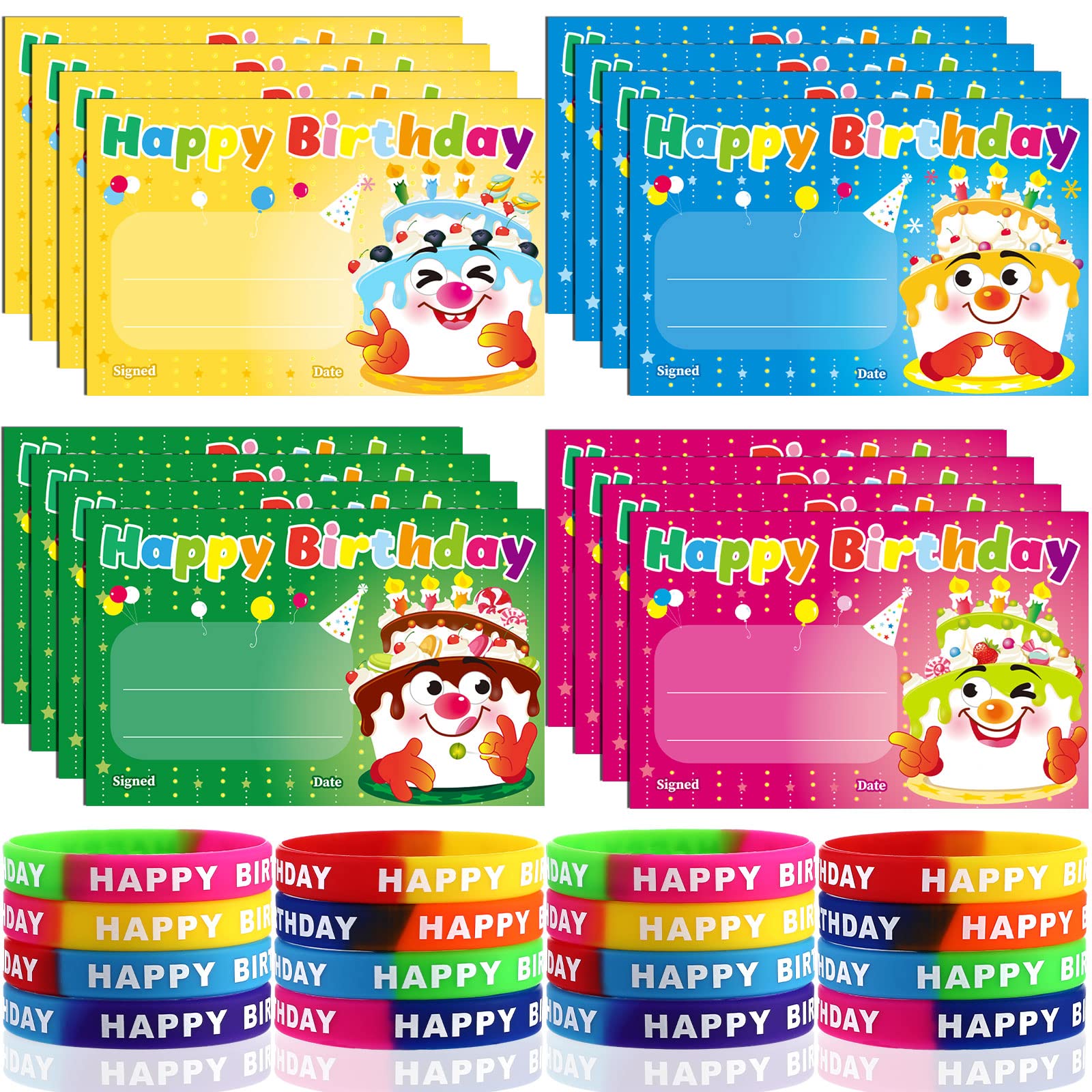 Snapklik.com : Junkin 32 Pcs Star Student Certificate Award Wristband ...