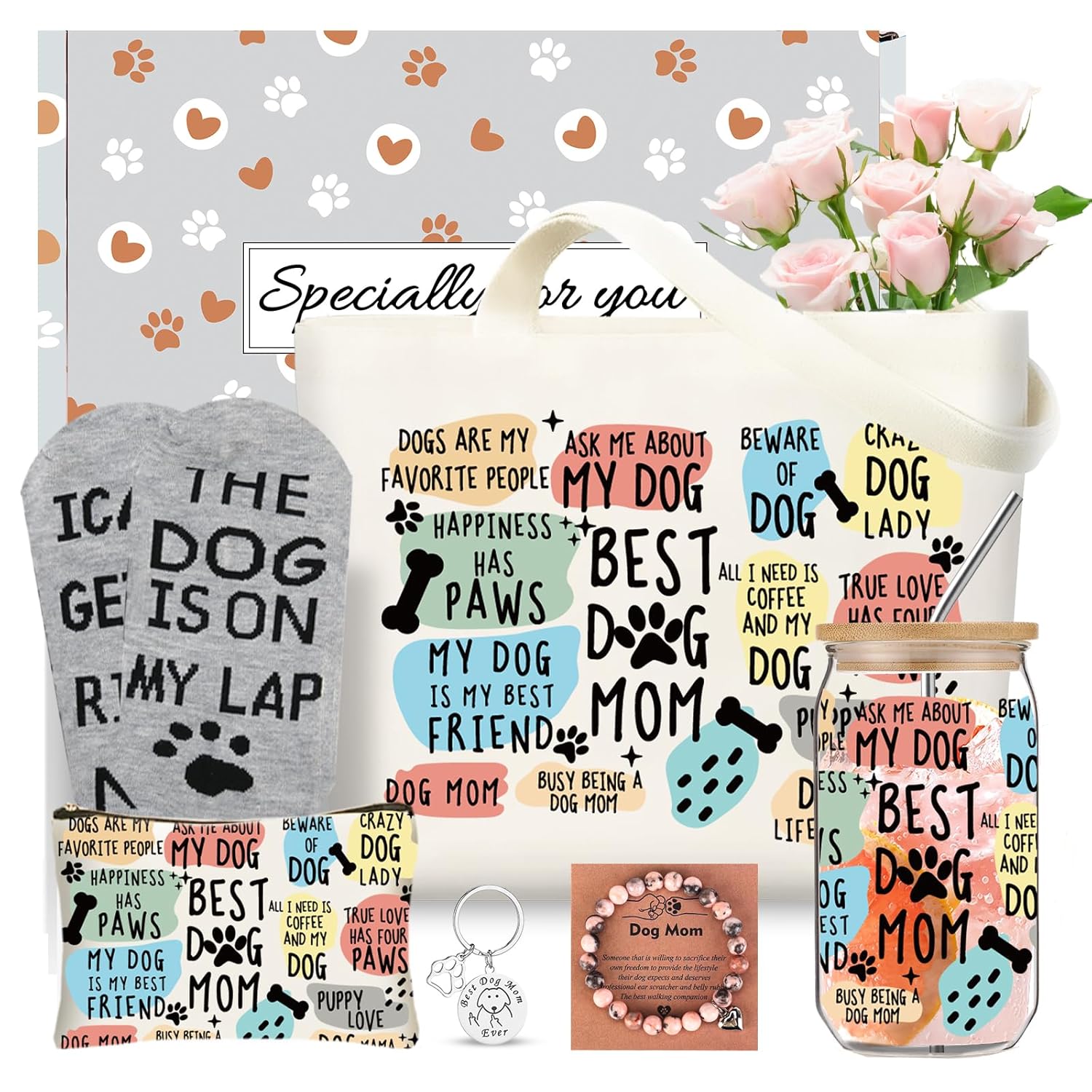 Amazon.com: Dog Mom Gifts for Women, Christmas Gifts for Mom, Dog ...