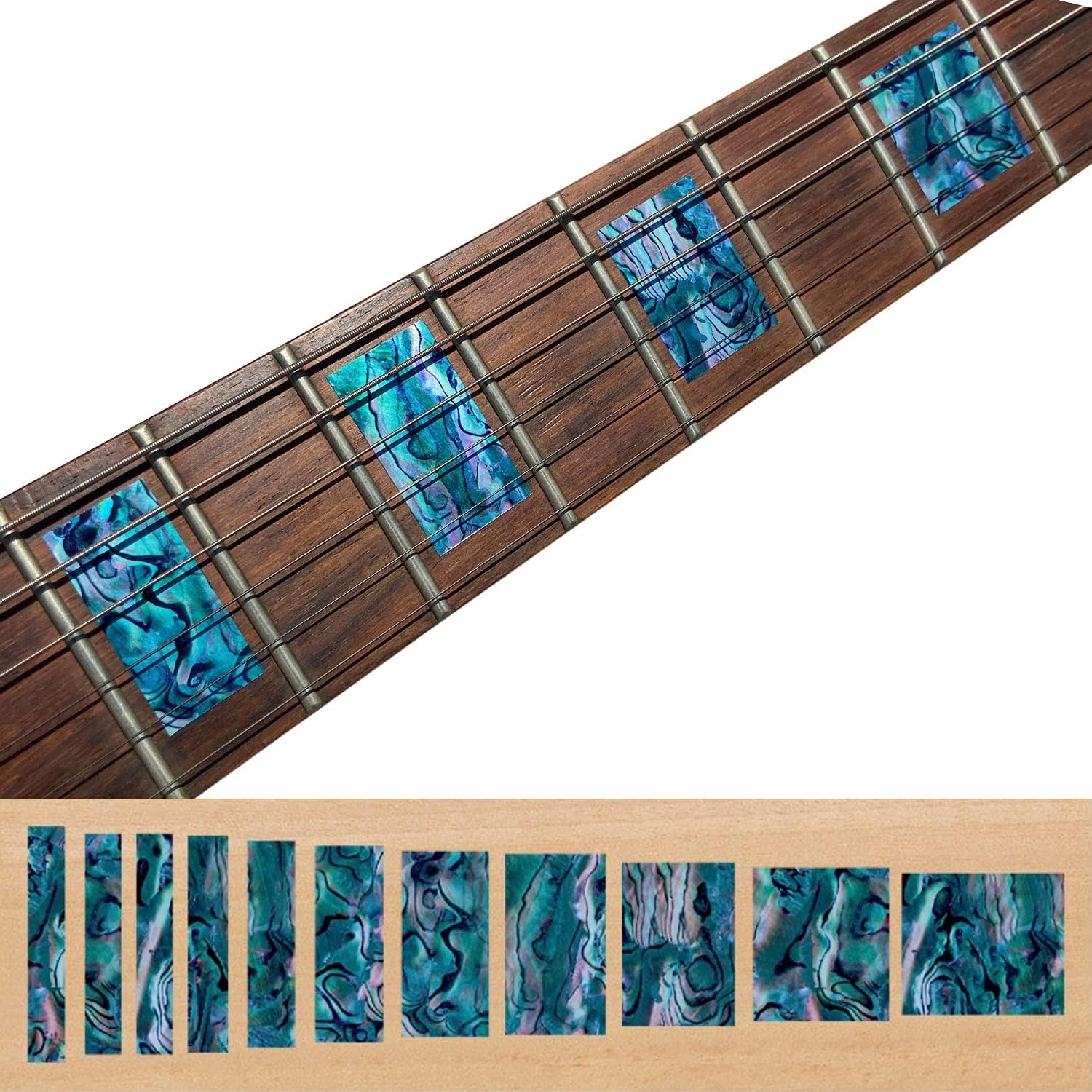 Amazon.com: Inlay Sticker Fretboard Position Marker for Guitars and ...
