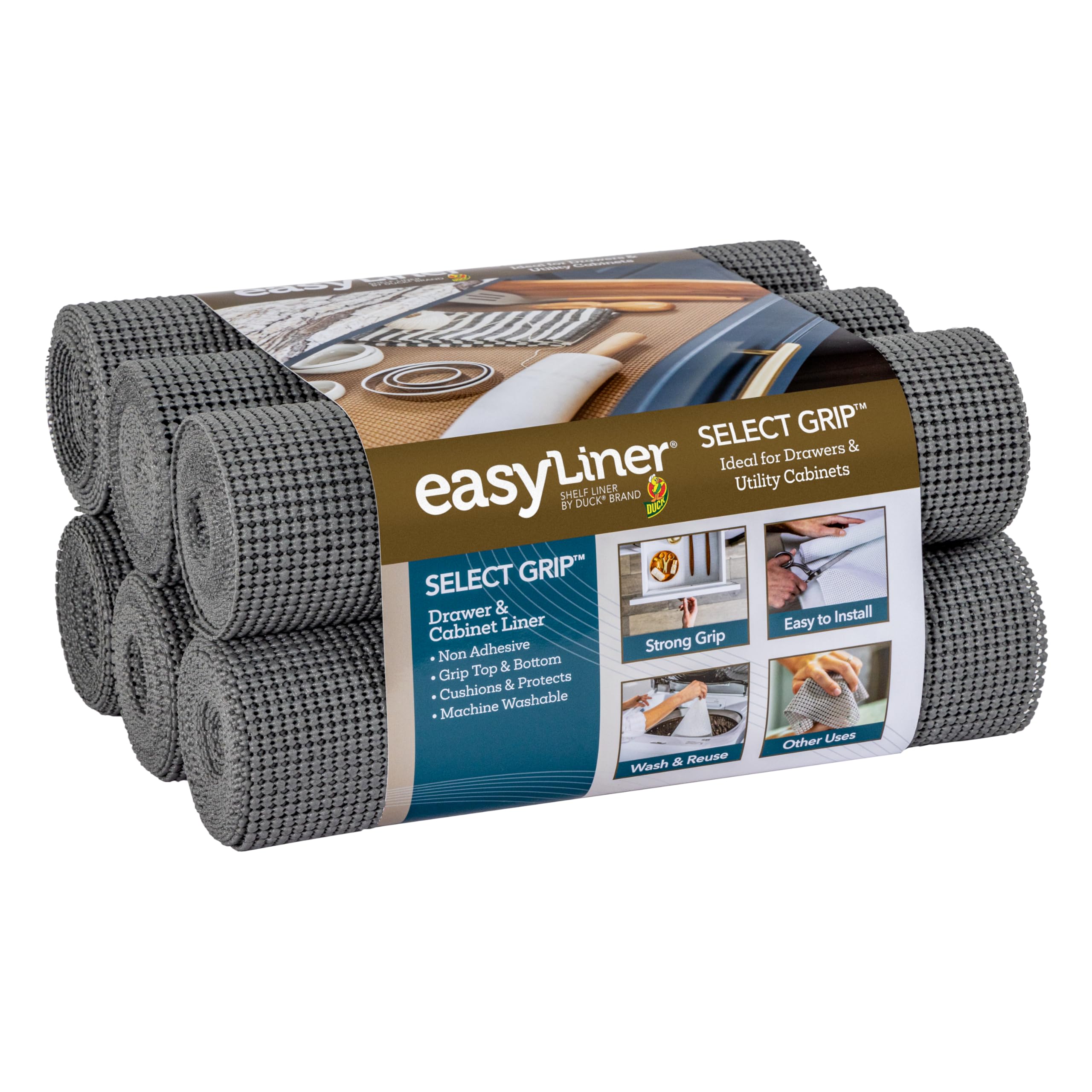 Amazon.com - EasyLiner Select Grip Shelf Liner for Drawers & Cabinets ...