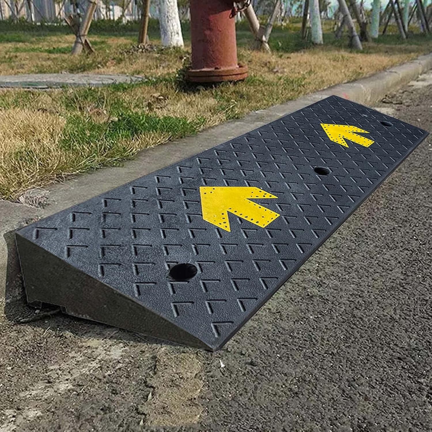 Amazon.com: WWFF Garage Threshold Curb Ramp 4/5/6 inch Rubber Non Slip ...