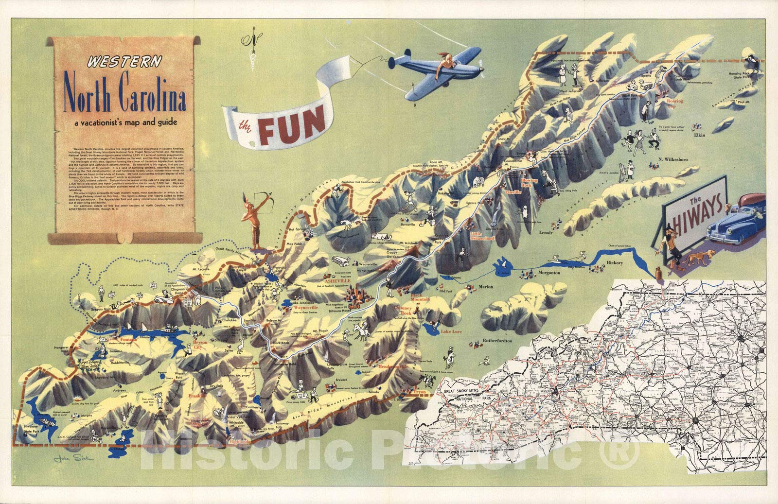 Map Of Western North Carolina North Carolina Raised Relief 3D Map