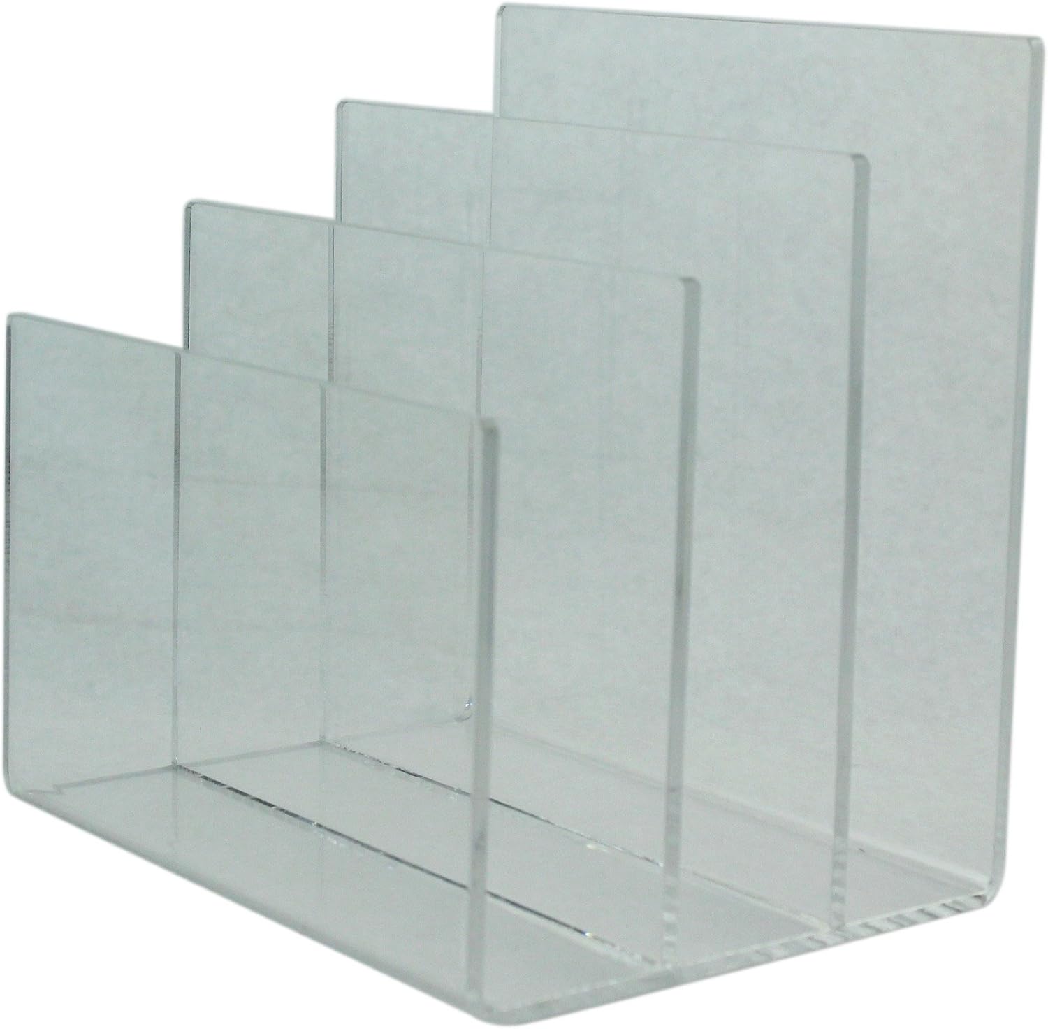 Amazon.com : Acrylic Desktop File Sorter- Clear Plastic Organizer -File ...