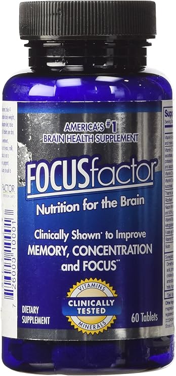 Amazon.com: Focus Factor for Adults, Tablets, 60 tablets : Beauty ...