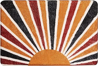 Amazon.com: Lahome Boho Sun Print Area Rug - 3x5 Small Washable Rug ...