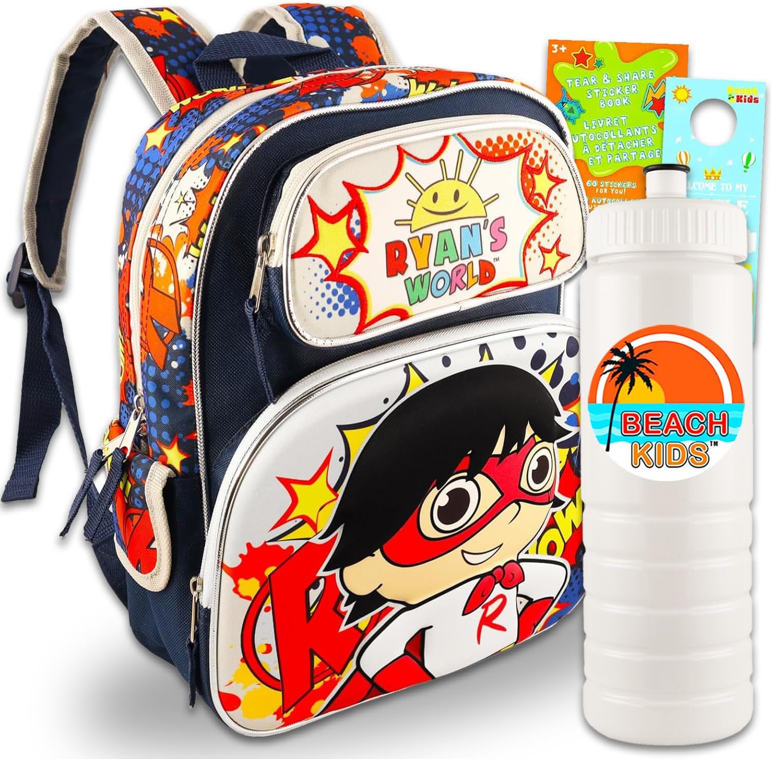 Amazon.com | Game Party Ryan's World Mini Backpack for Boys - Bundle ...