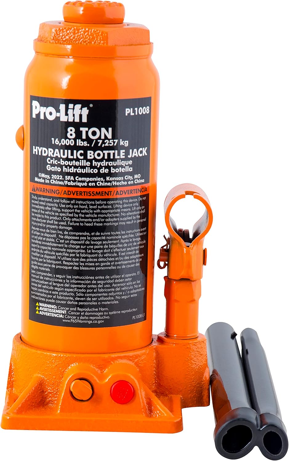 Amazon.com: Pro-Lift 8 Ton Hydraulic Bottle Jack - Portable Car Jack ...