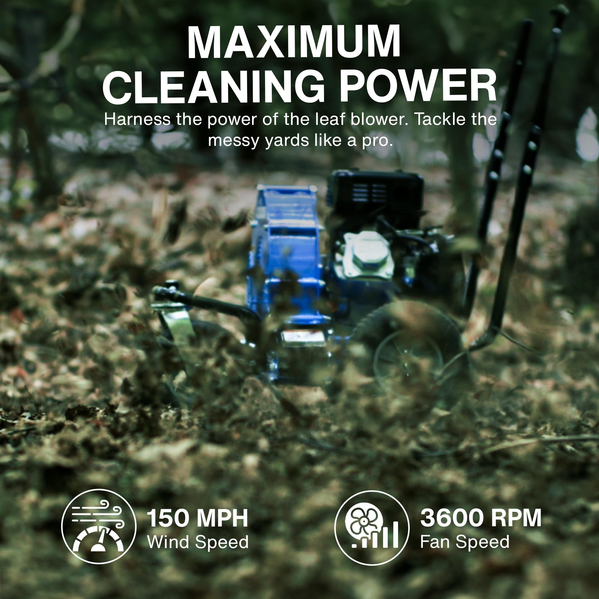Snapklik.com : Leaf Blower Wheeled Walk Behind Jet Sweep Manual ...