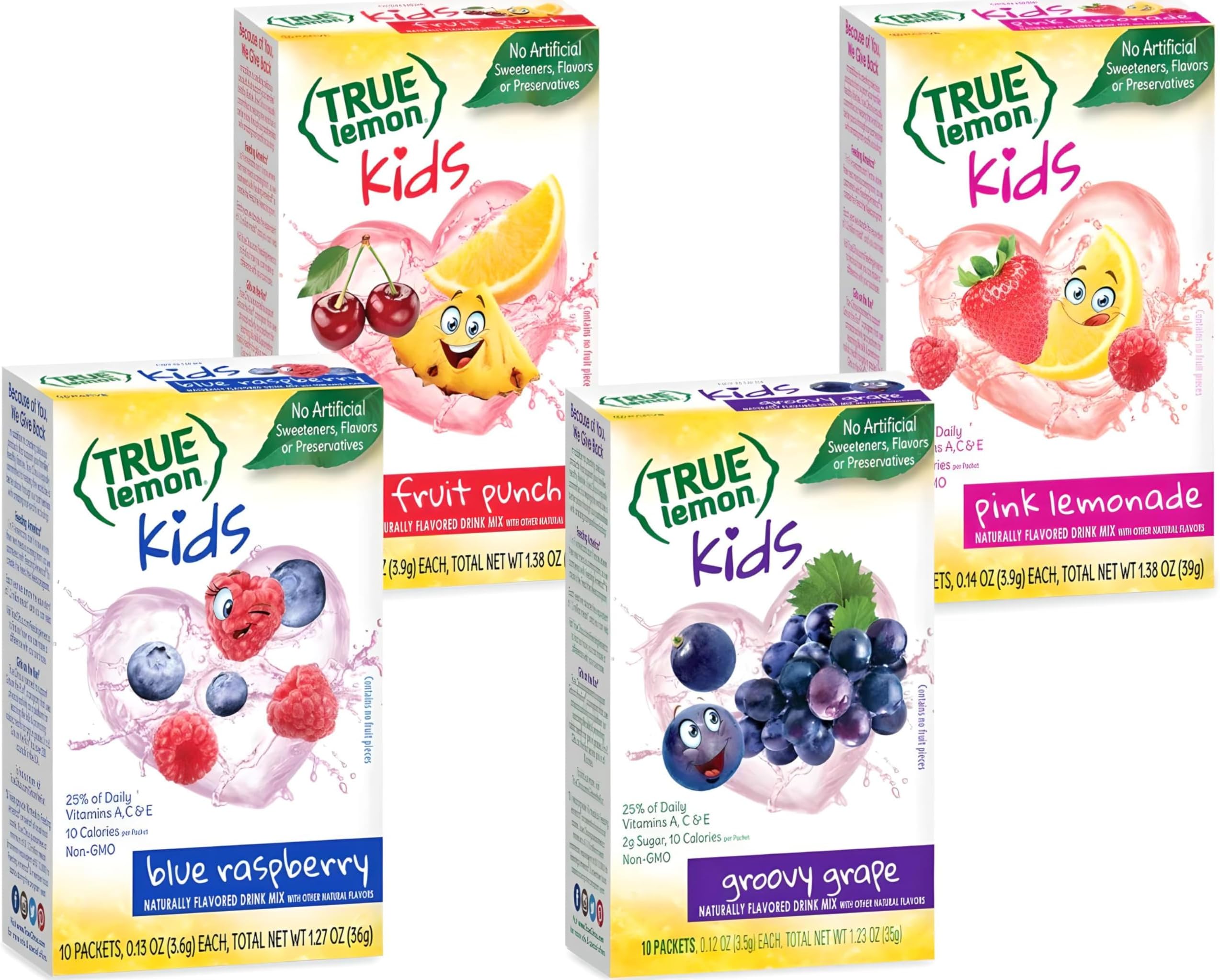 Amazon.com: True Lemon Kids Variety - Hydration for Kids - No ...