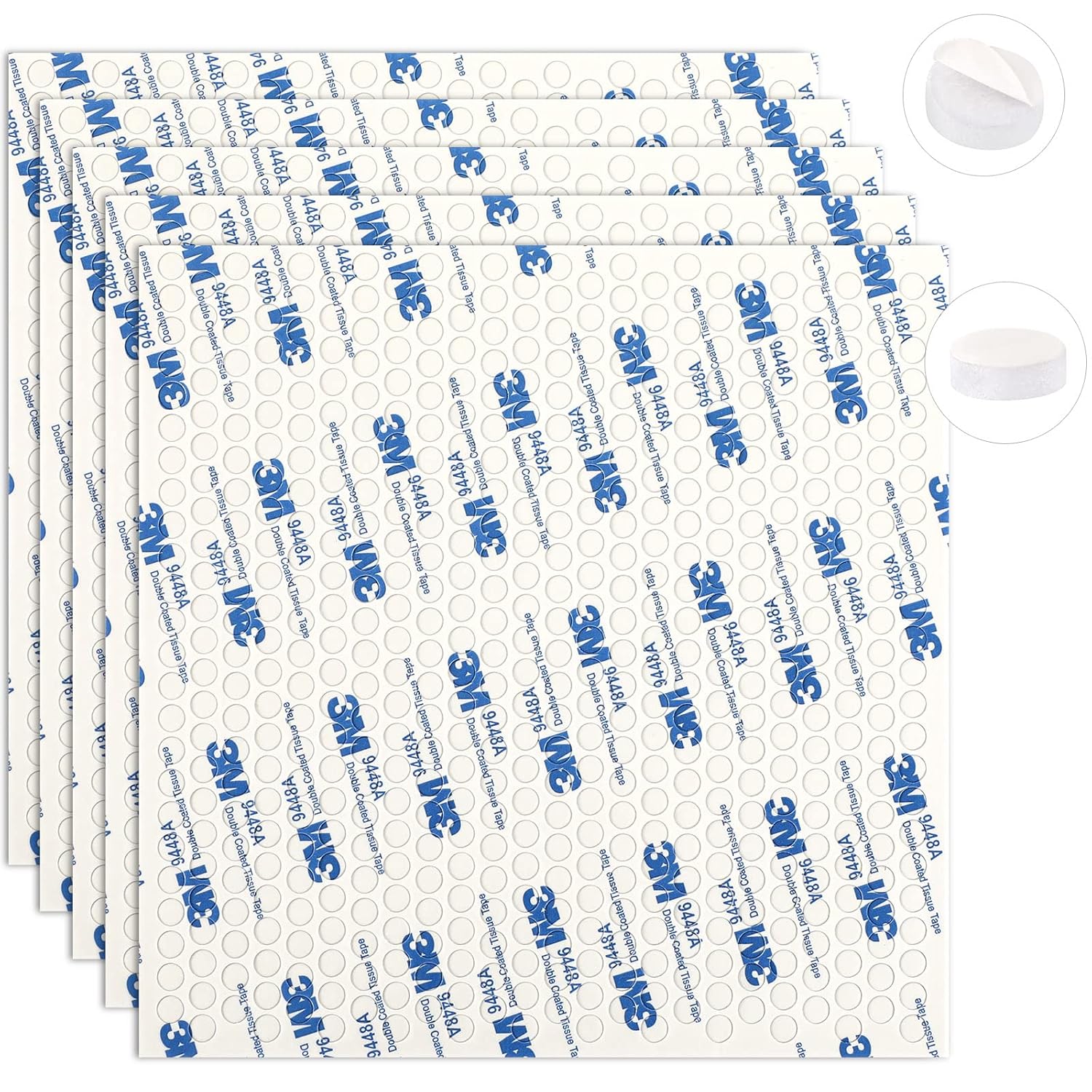 JULBEAR 2880 Pieces Foam Dots, Double Sided Foam Dots Strong Adhesive ...