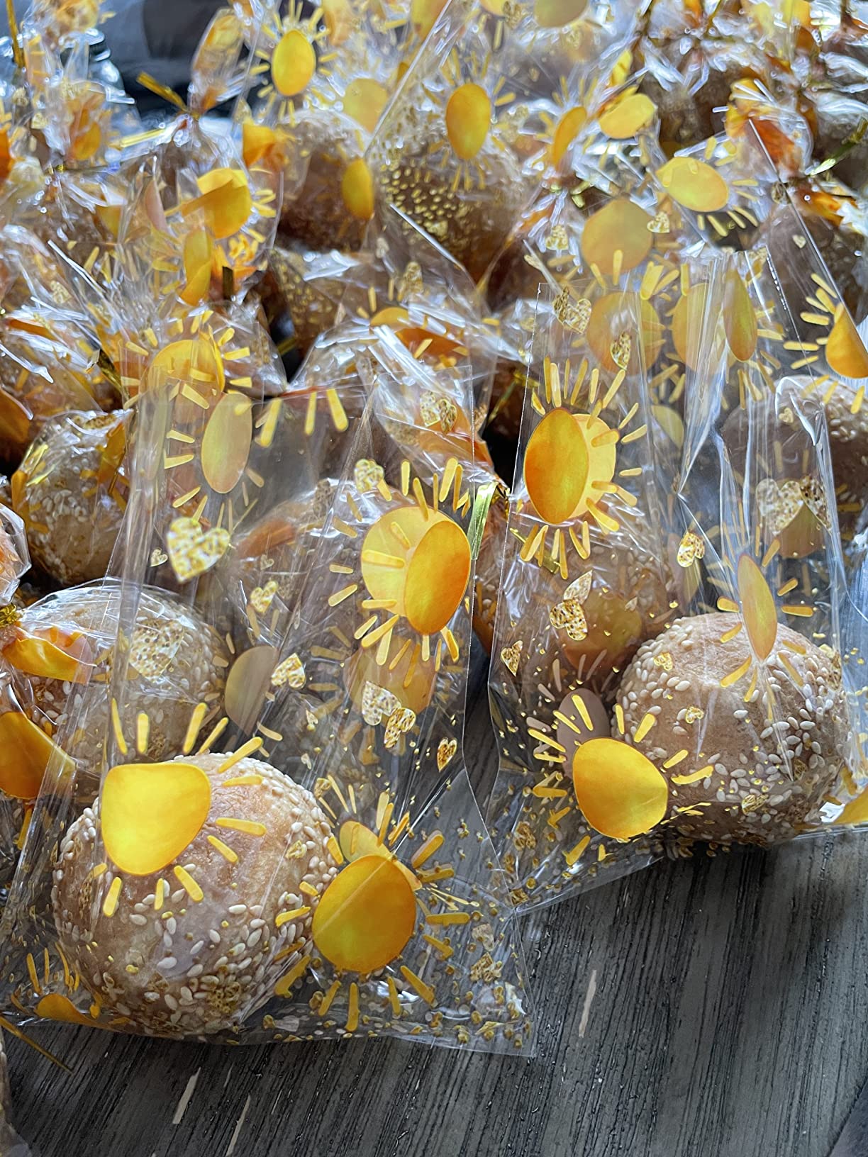 Amazon.com: Pajean 100 Pcs Boho Candy Bags Groovy Hippie Boho Treat ...