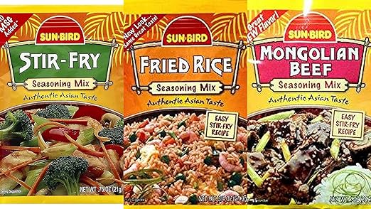 Amazon.com : Sunbird Seasoning Mix Variety Bundle, 0.74-1 oz (Pack of 6 ...
