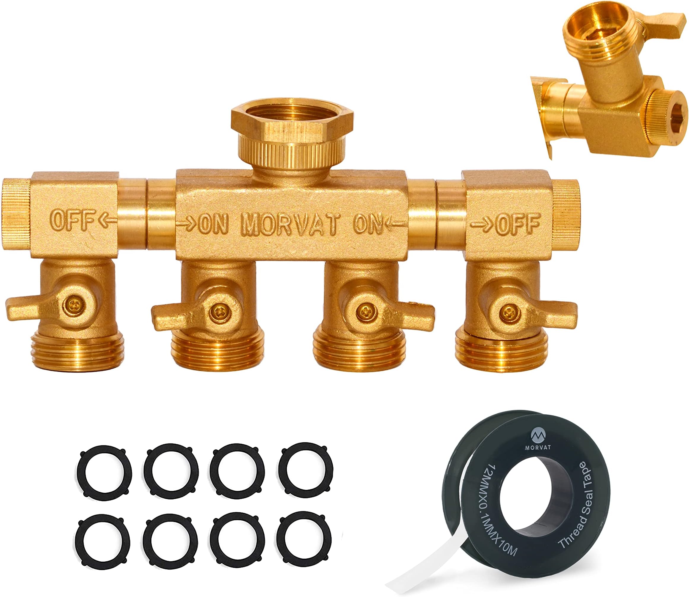 Amazon.com : Melnor 357 4-Way Control Valve, Lever Design : Patio, Lawn ...